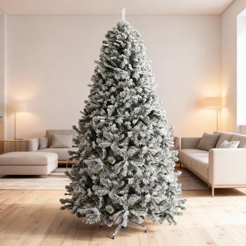 Новогодишна елка 210 см (1200 гранки), Снежна | Најголема онлајн ...